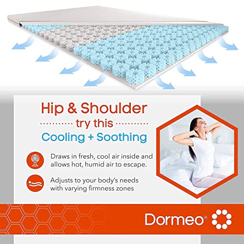 The Premium Mattress Topper by Dormeo (California King) and True Evolution Pillow Bundle