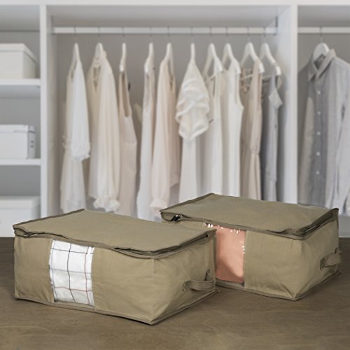 Richard's Homewares - Cedar-Lined Clothing Storage Bags - 18" x 14" x 8" - 2 Bags