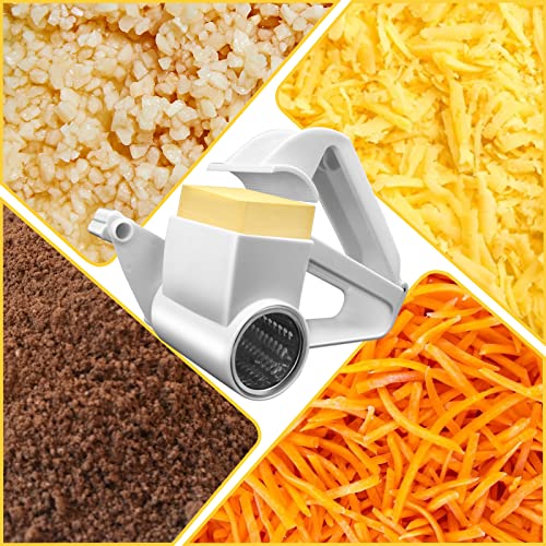 Cheese Grater, Handheld Rotary Cheese Grater, Small Cheese Grater With Handle, For Cheese, Nuts, Vegetables, Chocolate