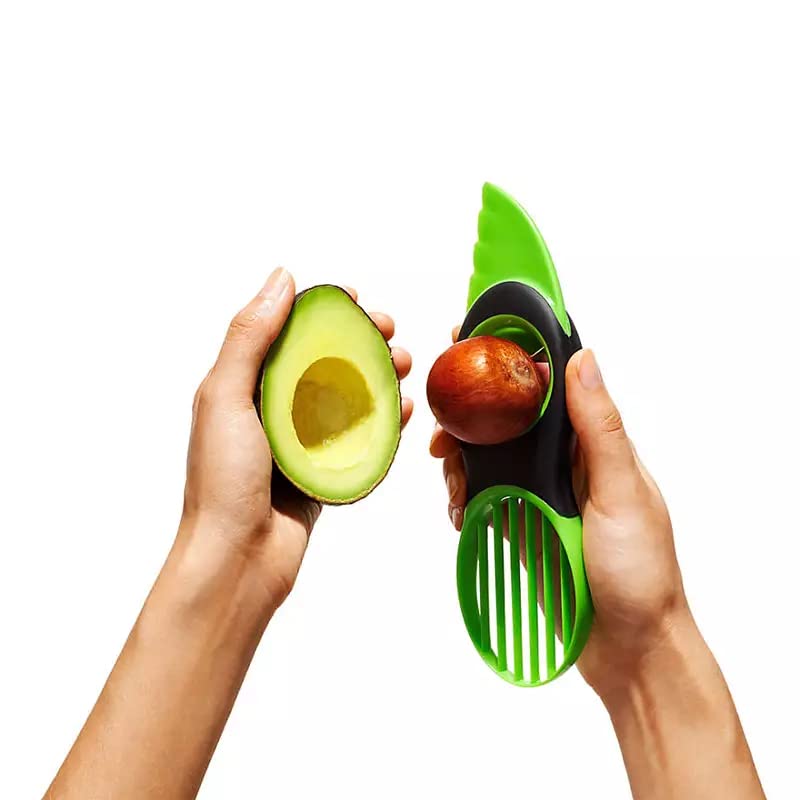 3-İn-1 Avocado Slicer, Avocado Cutter Tool, Avocado Slicer Seed Remover, Multifunctional Avocado Peeler, Fruit Slicer