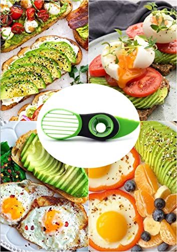 3-İn-1 Avocado Slicer, Avocado Cutter Tool, Avocado Slicer Seed Remover, Multifunctional Avocado Peeler, Fruit Slicer