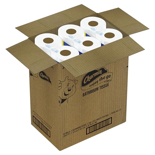 Charmin Ultra Soft Cushiony Touch Toilet Paper, 30 Family Mega Rolls = 153 Regular Rolls