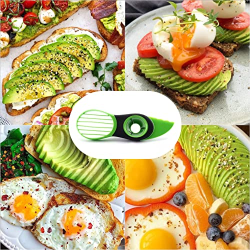 3-İn-1 Avocado Slicer, Avocado Cutter Tool, Avocado Slicer Seed Remover, Multifunctional Avocado Peeler, Fruit Slicer