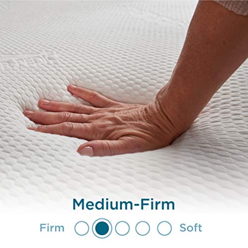 Tempur-Pedic TEMPUR-Adapt + Cooling 3-Inch Twin Mattress Topper Medium Cooling Topper,White & 11284210 TEMPUR Supreme 3-Inch Medium Firm Mattress Topper, Twin, White