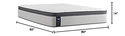 Sealy Posturepedic Spring Summer Rose Euro Pillowtop Soft Feel Mattress and 5-Inch Foundation, Queen