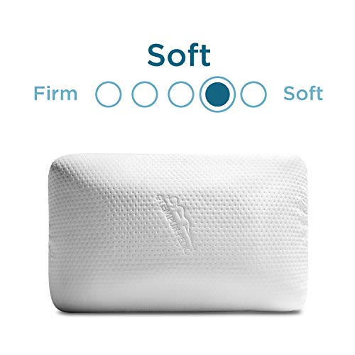 Tempur-Pedic TEMPUR-Adapt + Cooling 3-Inch King Mattress Topper Medium Luxury Premium Foam, Washable Cover, Medium Cooling Topper,White & Symphony Pillow Luxury Soft Feel, Standard, White