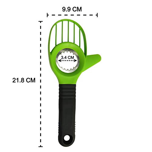 Avocado 3 Piece Set Avocado Slicer, Knife, Peeler, Pitter, Cuber, Dicer, Keeper For Everything That You Will Ever Need For Your Avocados