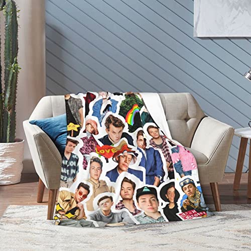 Blanket Ethan Cutkosky as Carl Gallagher Soft and Comfortable Warm Fleece Blanket for Sofa,Office Bed car Camp Couch Cozy Plush Throw Blankets Beach Blankets …