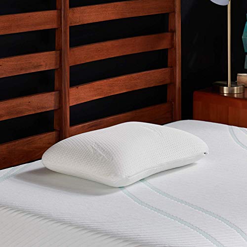 Tempur-Pedic TEMPUR-Adapt + Cooling 3-Inch King Mattress Topper Medium Luxury Premium Foam, Washable Cover, Medium Cooling Topper,White & Symphony Pillow Luxury Soft Feel, Standard, White
