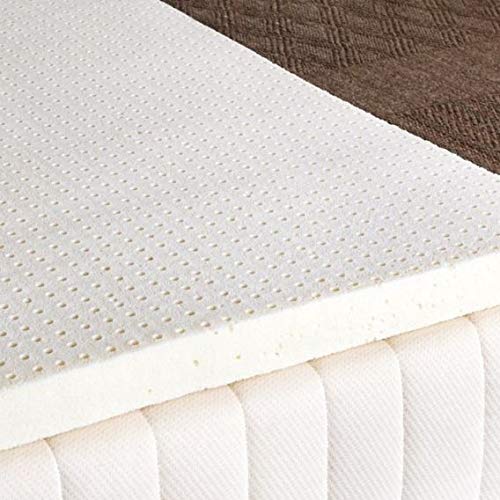 Organic Textiles Organic Latex Mattress Topper 3" Inch, Cal King Size, Firm [GOTS & GOLS Certified] with Organic Cotton Cover