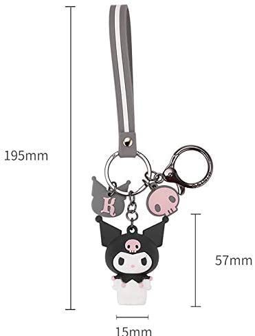 Mtoye Cute Kawaii Accessories Anime Keychain Adorable Premium Quality Cartoon Keychain Keyring Key Purse Handbag Charms