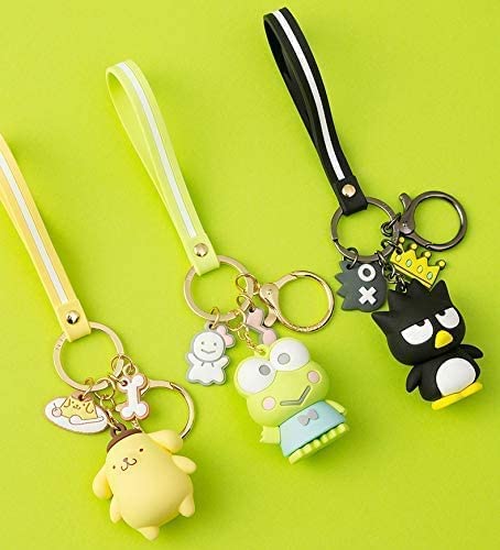 Mtoye Cute Kawaii Accessories Anime Keychain Adorable Premium Quality Cartoon Keychain Keyring Key Purse Handbag Charms