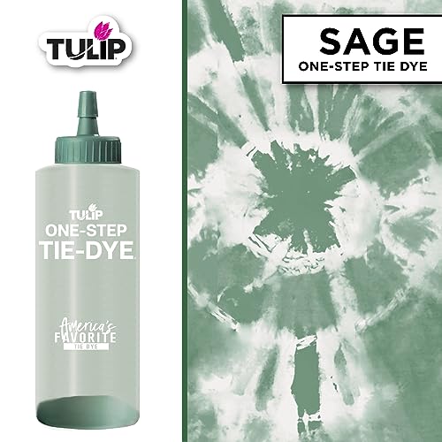 Tulip One-Step Tie-Dye Kit, Vibrant Colors for Fabric 4 fl oz, Sage