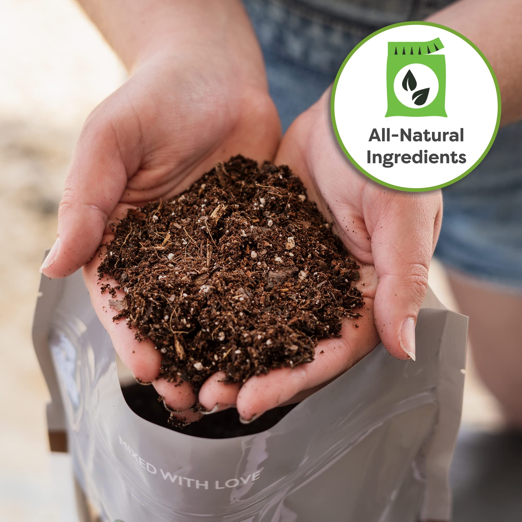 Perfect Plants Money Tree Potting Soil 2qt | Organic Coco Coir Based Plant Mix for Indoor Trees | Quickly Grow Your Indoor Forest (2qts.)