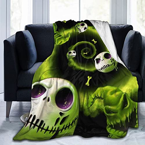 Before Christmas Blanket Flannel Throw Blanket Ultra Soft Warm Plush Bedding for Couch Bed Living Room Sofa 50"X40"