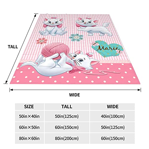 Cartoon Printing Throw Blanket All Seasons Flannel Fleece Blanket Soft and Warm Plush Blankets for Couch Sofa Bed Camping Travel 40"x50"