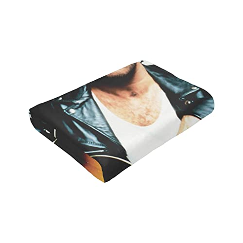 George Music Michael Blanket Soft and Warm Throw Blanket Lightweight Flannel Fleece Blankets for Home Bed Sofa 80"x60"