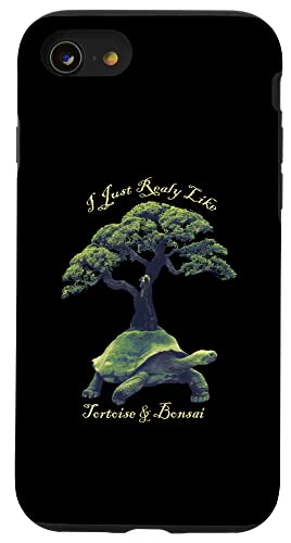 iPhone SE (2020) / 7 / 8 Tortoise and Bonsai. Tortoise carrying Bonsai on carapace Case