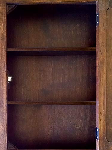 Primitive Rustic Mission Medicine Cabinet/Tobacco Finish