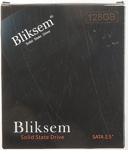 Bliksem SSD 128GB SATA III 6Gb/s Internal Solid State Drive 2.5″ 7mm(0.28″) 3D NAND TLC Chip Up to 550 Mb/s for Laptop and Pc KD650 (Black 128GB)