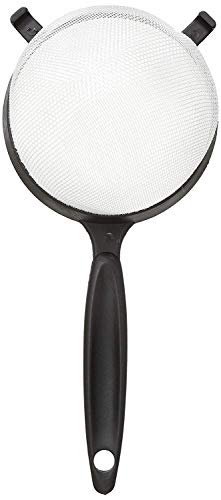 IMUSA USA IMU-71133W Plastic Strainer 6-Inch, Black