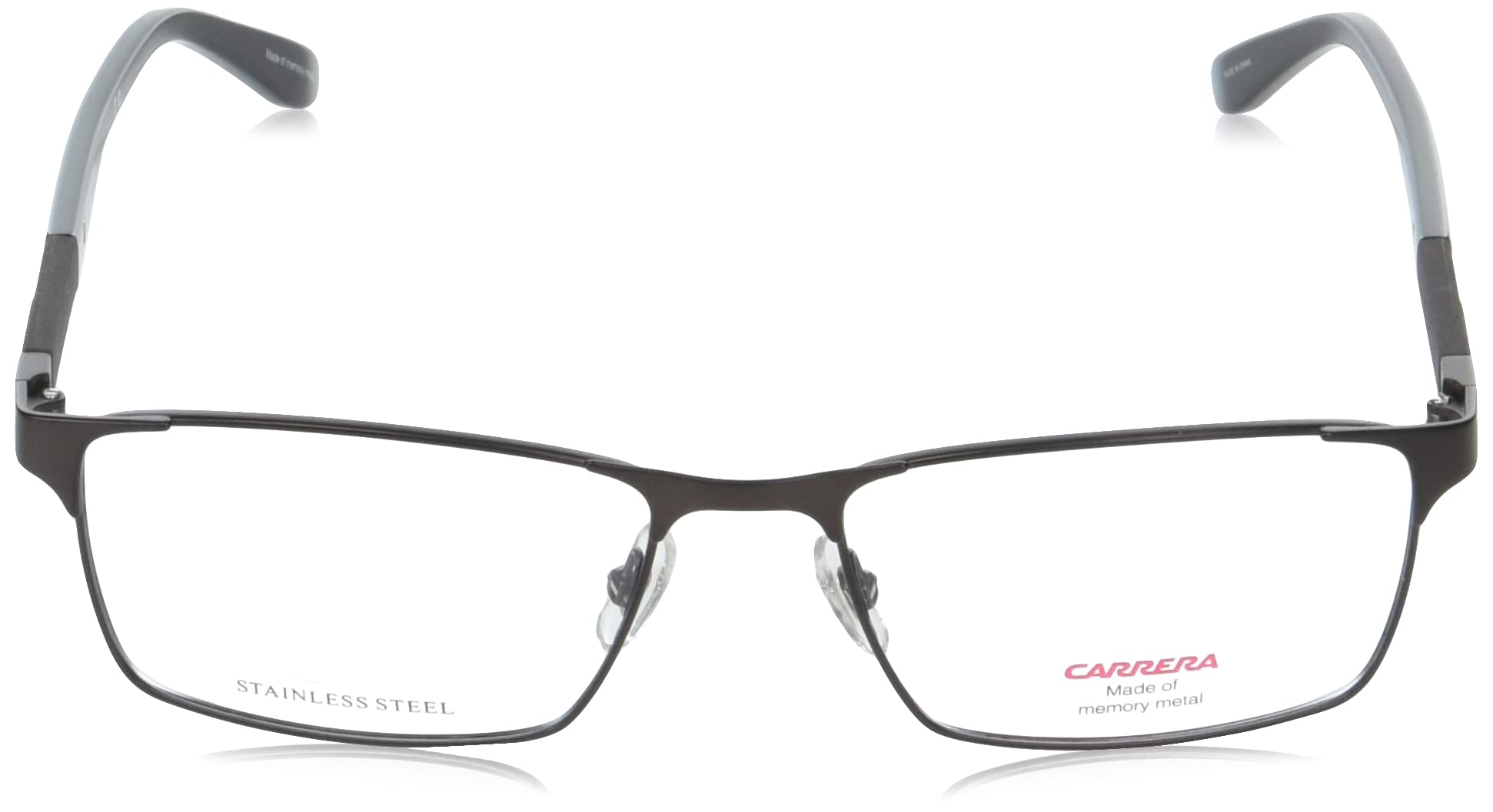 Carrera Men's 8822 Rectangular Prescription Eyewear Frames, Matte Brown, 54mm, 17mm