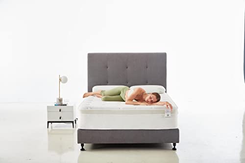 Queen Mattress - 12 Inch Cool Memory Foam & Spring Hybrid Mattress with Breathable Cover - Comfort Plush Euro Pillow Top - Rolled in a Box - Firm - Oliver & Smith