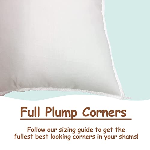 Pillowflex Synthetic Down Pillow Insert - 14x20 Down Alternative Pillow, Lumbar Pillow Insert for Sham - Back Pillow, Travel Size Pillow - Polyester Neck Pillow - 1 Decorative Pillow Form