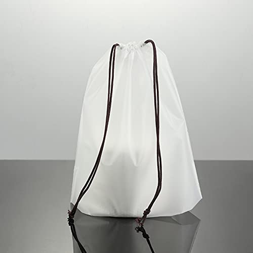 20 Pieces Matte Translucent Travel Portable Shoes Storage Bags Organizer with Drawstring Travel Storage Bag (4 Different Sizes)