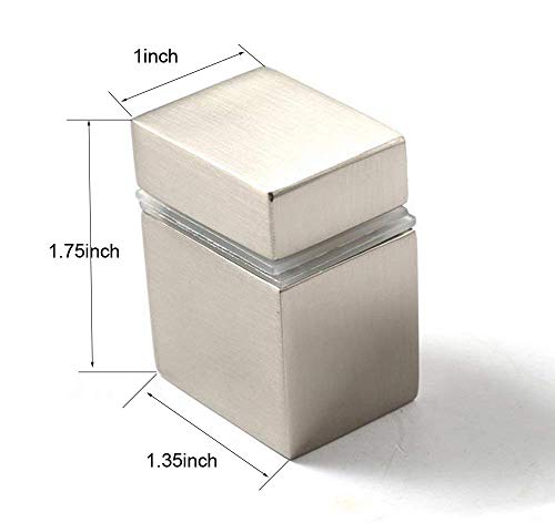 XVL 15-Inch Bathroom Glass Shelf Brushed GS3002L