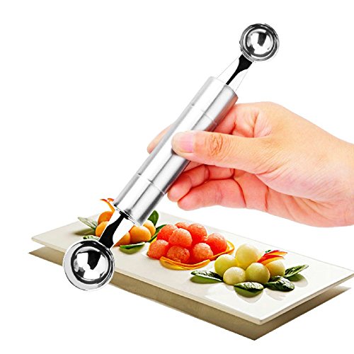 Tandi Double Ended Headed Fruit Icecream Ball Spoon Melon Baller Parisienne Scoop 30mm