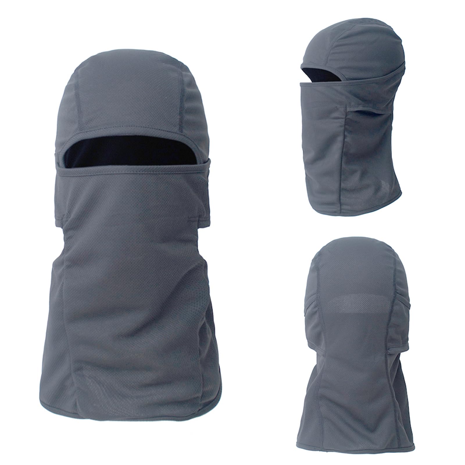 TopTie Breathable Balaclava, Mesh Cooling Full Cover Balaclava for Men Women Cycling Motorcycle Helmet Liner-Black
