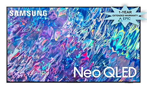 SAMSUNG QN55QN85BAFXZA 55" 4K Neo QLED UHD Smart TV in Titan Black with a Additional 1 Year Coverage by Epic Protect (2022)(USED)