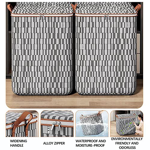Clothes Storage Bag Wardrobe Sorting Storage Box Portable Storage Bag Winter Cup Storage Box (L)