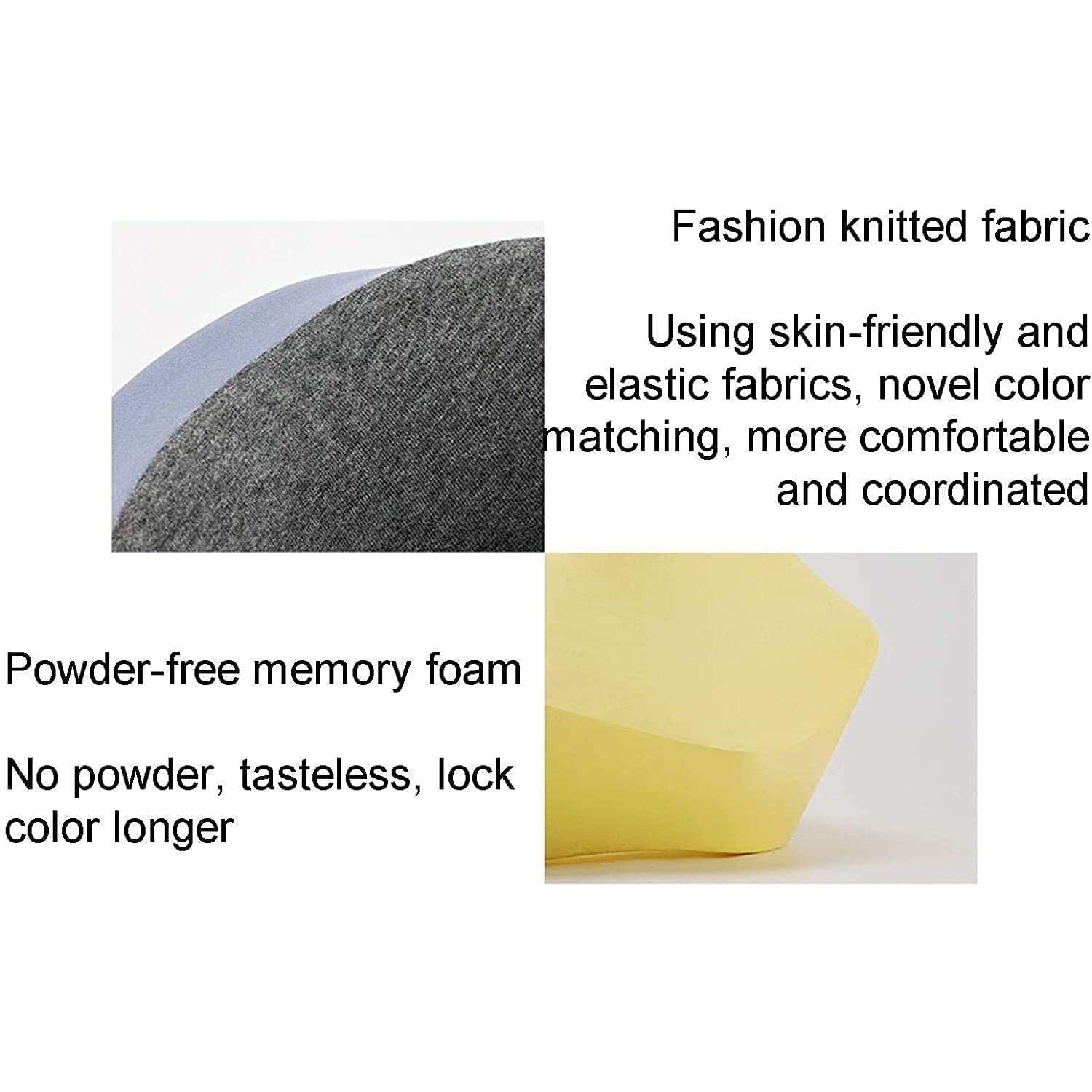 Feilx Travel Pillow - Memory Foam Neck Pillow Support Pillow, Support Cushion U Shaped Portable Travel Pillow for Kids Adults Aircraft Car Train Office
