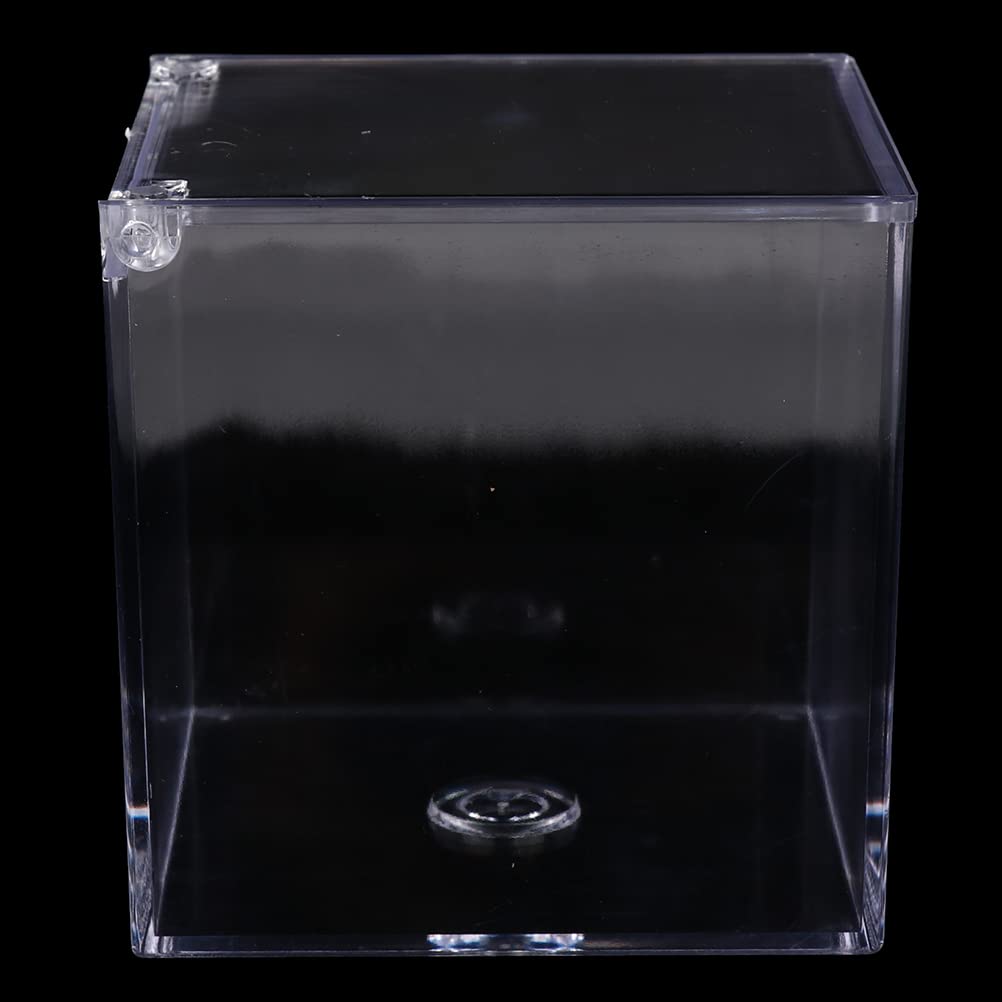 kekafu Coffee Capsule Holder Clear Acrylic Box Coffee Pod Storage Coffee Pod Holder Dispenser Tea Bag Organizer with Lid