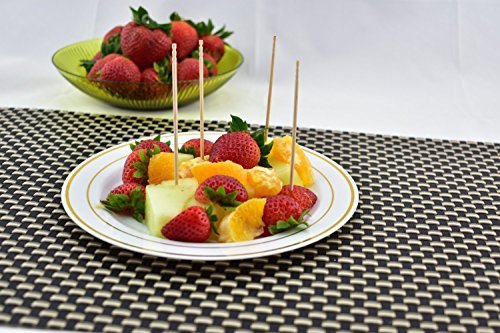 Gmark Premium 4" Kokeshi Toothpicks Skewers 500ct (2 Packs of 250) Extra long toothpicks for appetizers GM1034