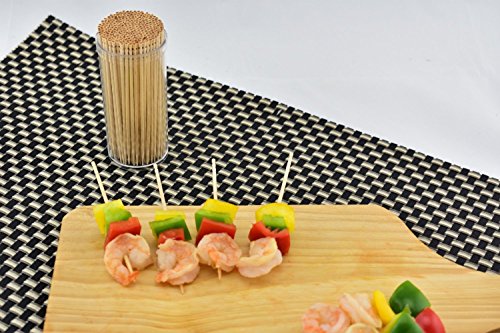 Gmark Premium 4" Kokeshi Toothpicks Skewers 500ct (2 Packs of 250) Extra long toothpicks for appetizers GM1034