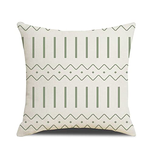 Throw Pillow Covers 20x20 Inch, Pillow Covers 20x20,Squar Pillow Covers Set of 4 Boho Modern Farmhouse Neutral Decorative Pillowcases Linen Cushion Case for Couch, Bed, Home Decor