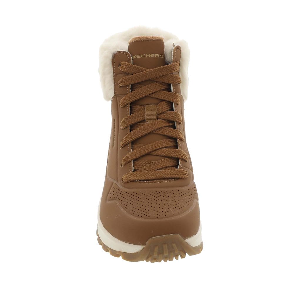 Skechers Women's Sneaker Fashion Boot, Chestnut, 8