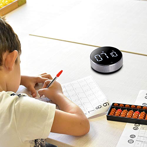 Timers, Kitchen Timer for Kids, Digital Countdown Magnetic Egg Timer for Cooking, with Constant Light Function for classrooms, Quiet for Children and Teachersā¦