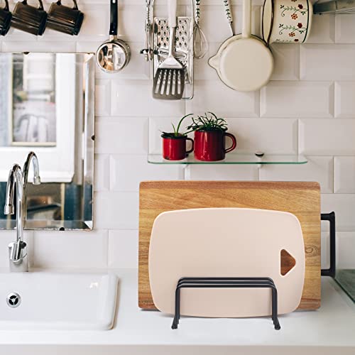 Cutting board organizers (1.0 and 0.6 inch wide slots), cutting board holders, cutting board racks, cutting board storage, biscuit sheets, bakeware organizers for cabinets