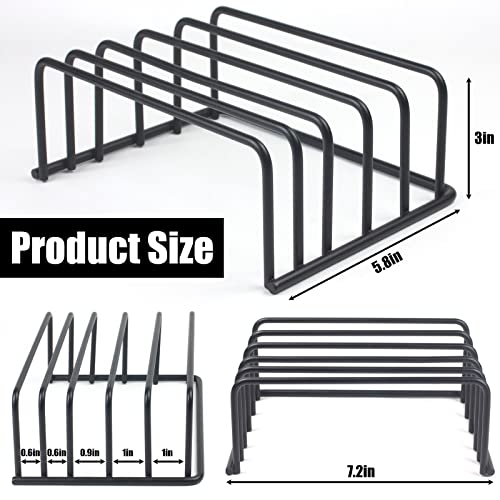 Cutting board organizers (1.0 and 0.6 inch wide slots), cutting board holders, cutting board racks, cutting board storage, biscuit sheets, bakeware organizers for cabinets