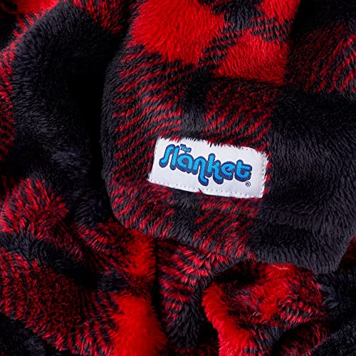 Slanket The Ultimate Fleece Blanket with Sleeves & Foot Pocket - Lightweight, Warm & Fleecy Plush Blanket for Lounging & Ultimate Comfort - Giant Blanket 60" x 80"