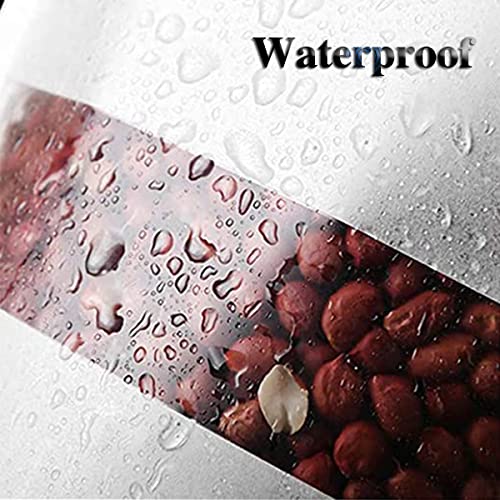 100 Pcs Resealable Bags, Stand-up Food Storage Bags with Clear Window, Sealable Zip Lock Self Sealing Bags for Packaging Products (White 4 x 6 In)