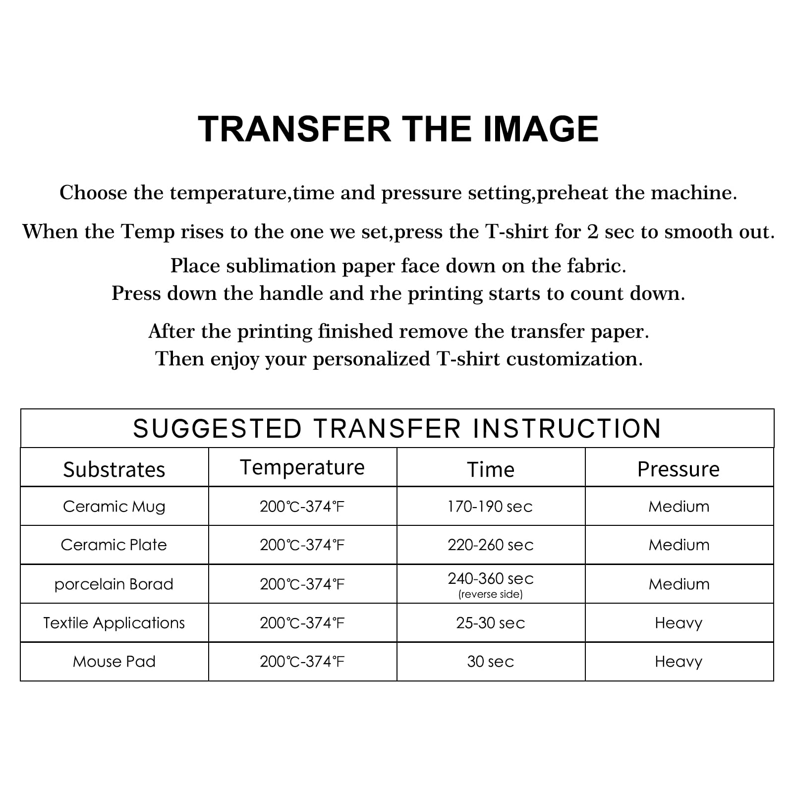 MAIKESUB Sublimation Paper 100 Sheets Heat Transfer Paper 8.5x11 inch Compatible with Inkjet Sublimation Printer 105g