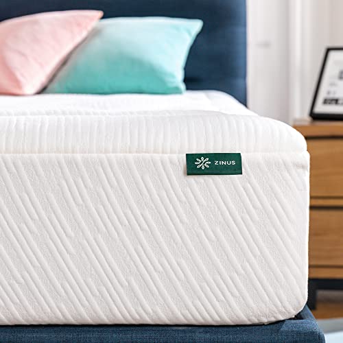 ZINUS 12 Inch Cloud Memory Foam Mattress / Pressure Relieving / Bed-in-a-Box / CertiPUR-US Certified, Queen