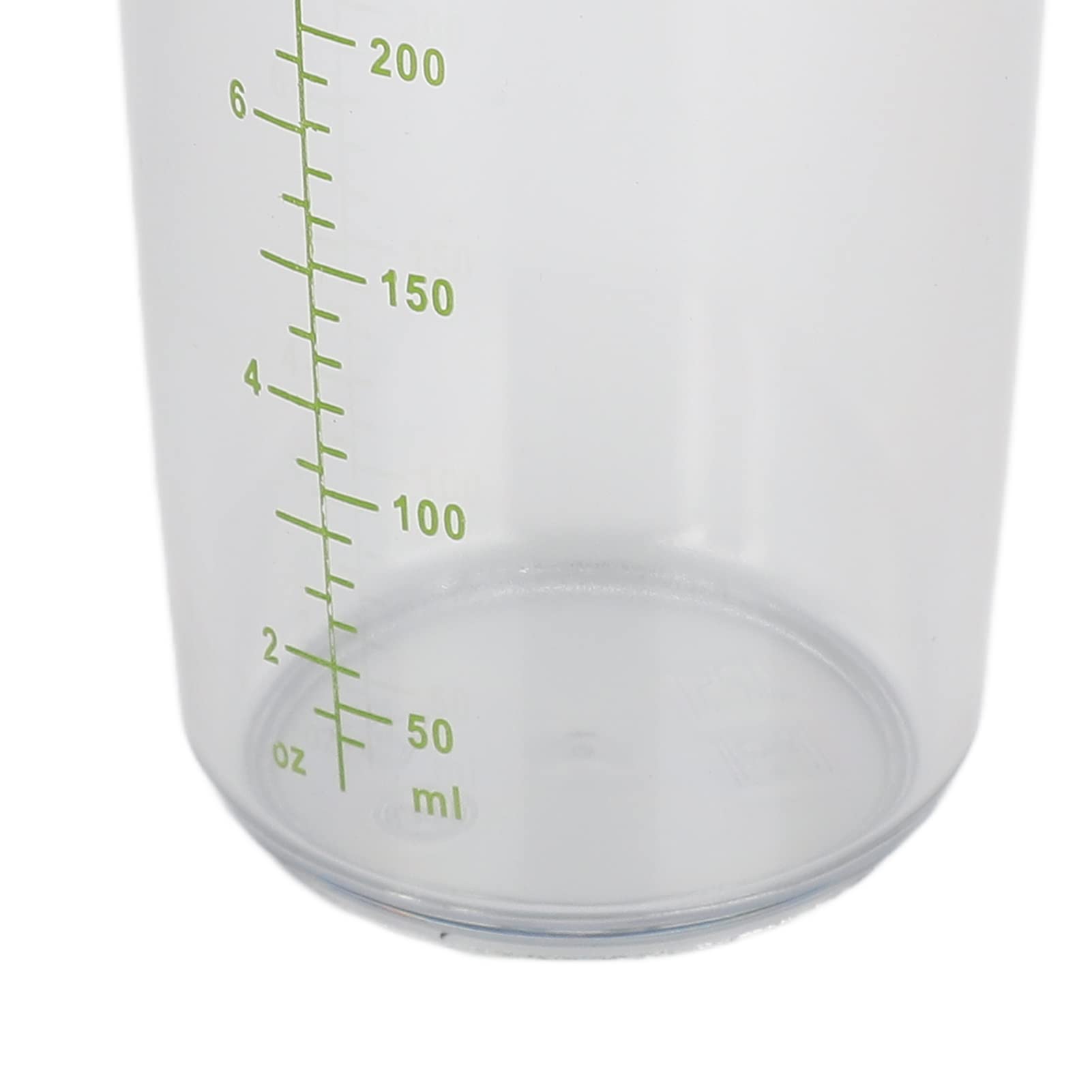 Dechoga Salad Dressing Container,200ml Salad Dressing Shaker,Salad Dressing Shaker Container Dripless Pour,Leak-free,Soft Grip,Homemade Salad Dressing Bottle Mixer Measure with Lid (Green)