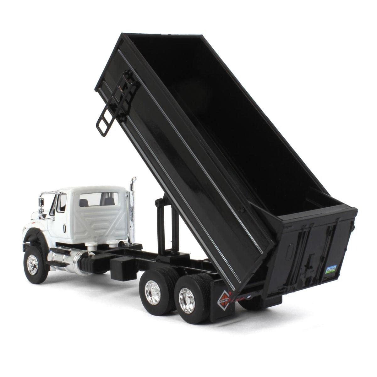 International Harvester 1/64 White & Black International Workstar Grain Truck with Tandem Axle 51422-A