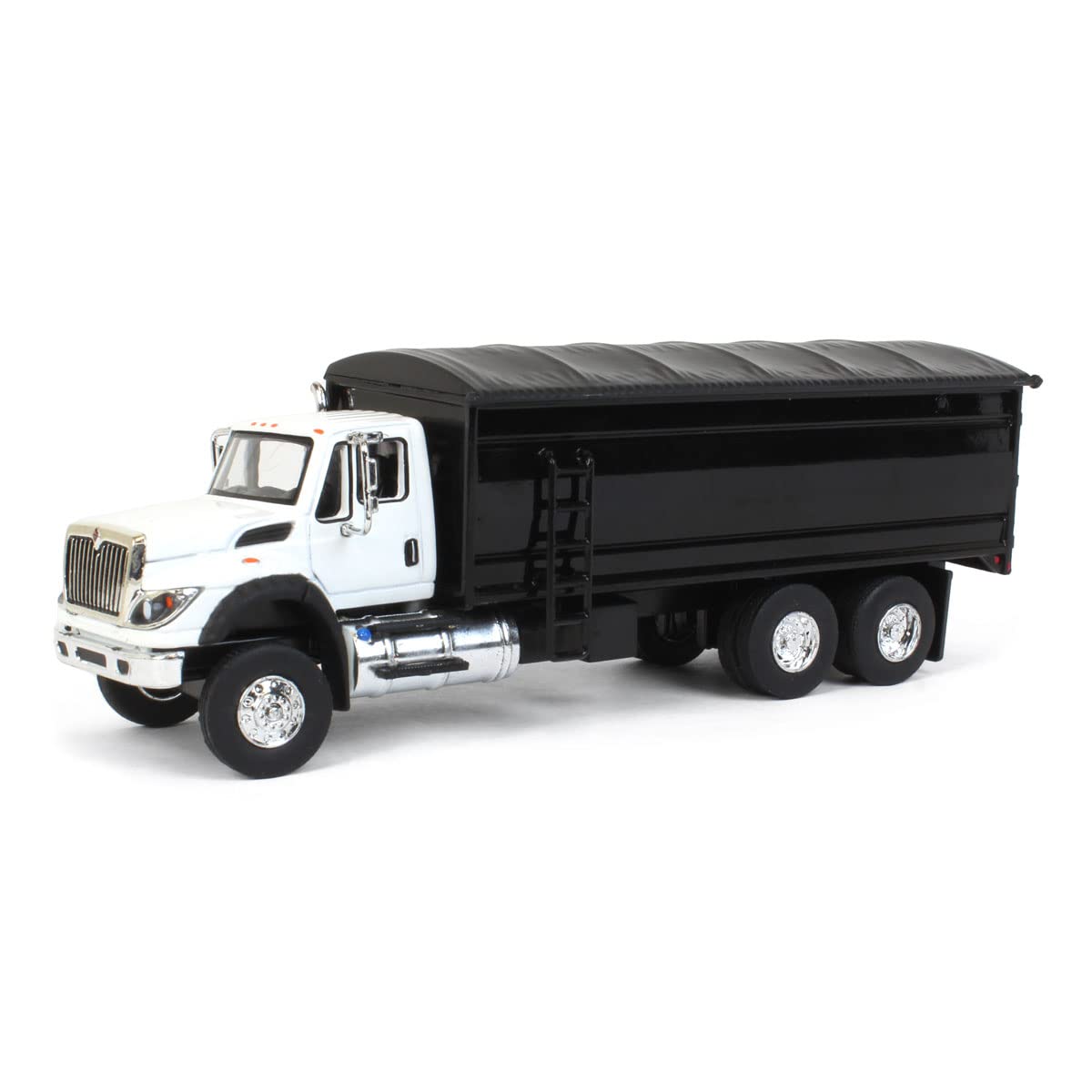 International Harvester 1/64 White & Black International Workstar Grain Truck with Tandem Axle 51422-A